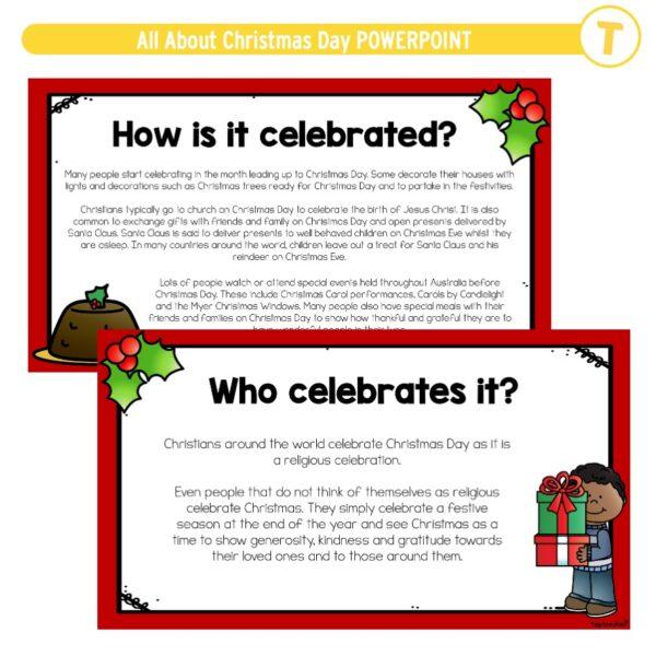 All About Christmas Day POWERPOINT - Top Teacher
