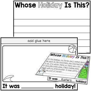 Something I… Holiday Writing Template: Back to School - Top Teacher