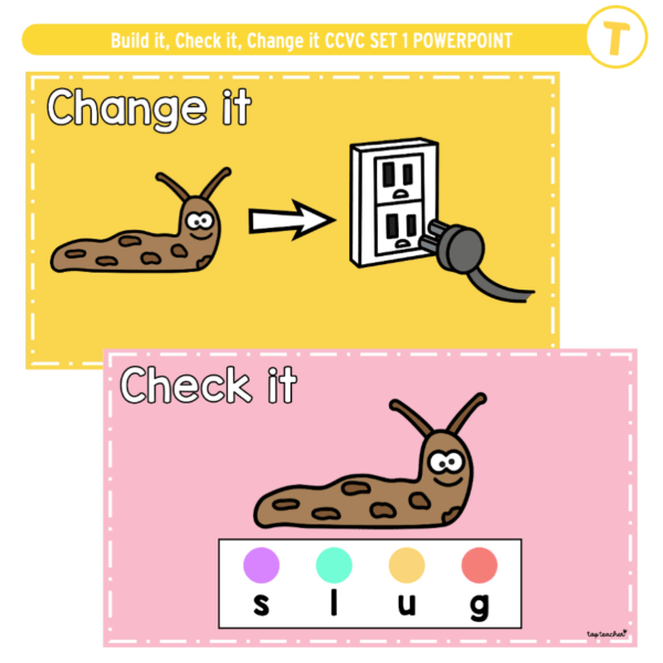 Build it, Check it, Change it CCVC SET 1 POWERPOINT - Top Teacher