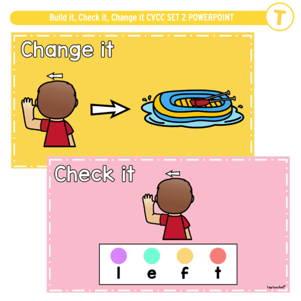 Build it, Check it, Change it CVCC SET 2 POWERPOINT - Top Teacher
