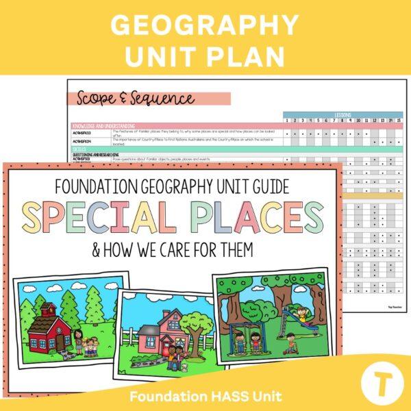 Geography Assessment Foundation: My Special Places - Top Teacher