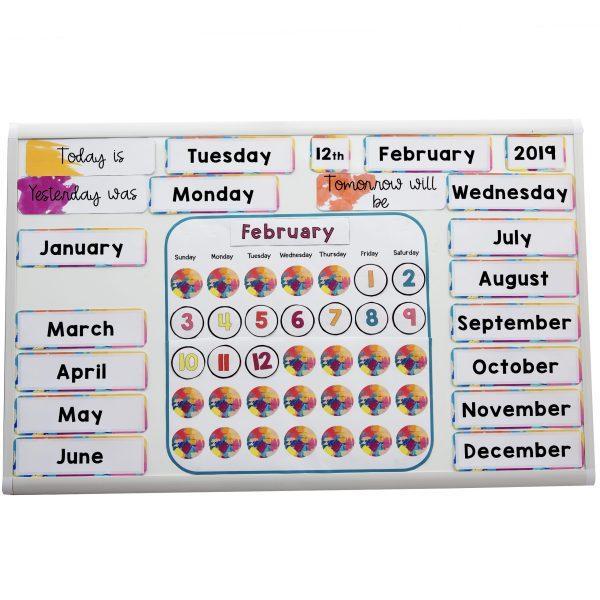 Calendar Colour Splash - Top Teacher