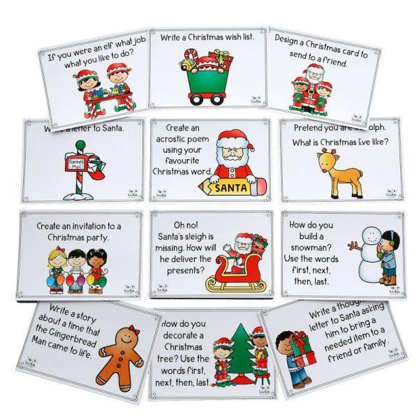 Christmas Writing Task Cards - Top Teacher