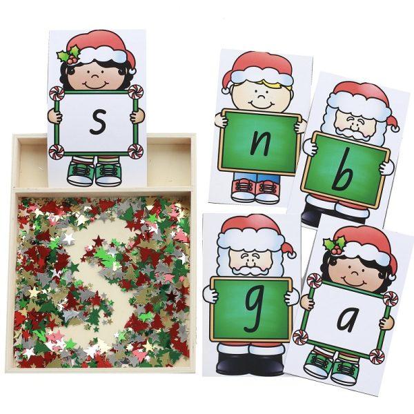 Christmas Alphabet Cards - Top Teacher