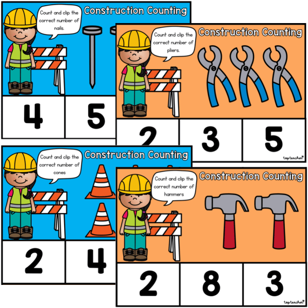 Construction Counting 1-10 - Top Teacher