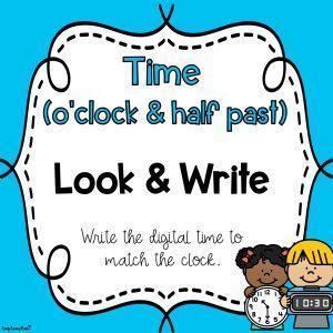 Time: Analog to Digital (O’Clock) Look & Write POWERPOINT - Top Teacher
