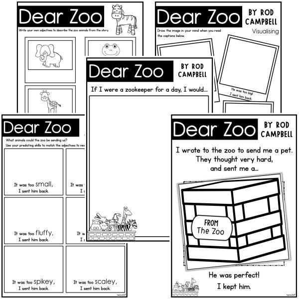 Dear Zoo: Worksheet PACKAGE - Top Teacher