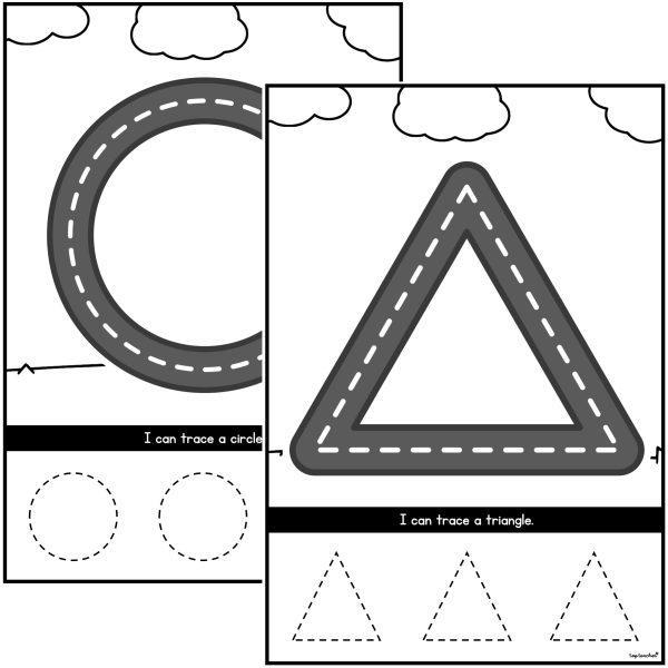 Drive & Trace Shape Mats - Top Teacher