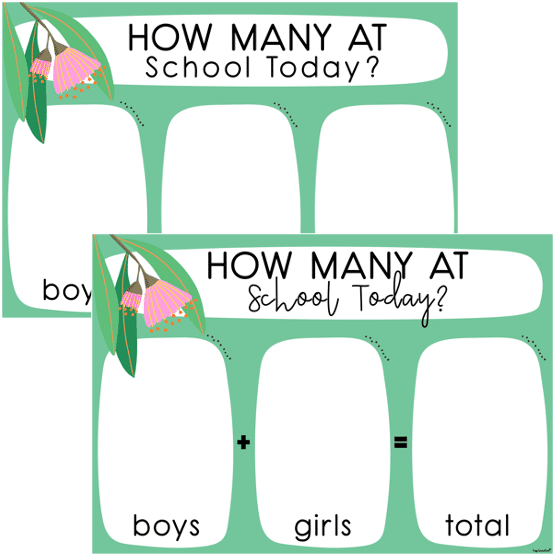How Many at School Today? Let’s Bloom - Top Teacher