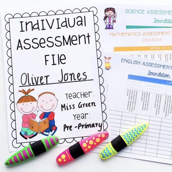 Individual Assessment File Covers - Top Teacher