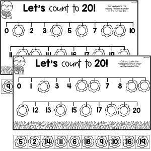 Numbers to 20 Worksheet PACKAGE - Top Teacher