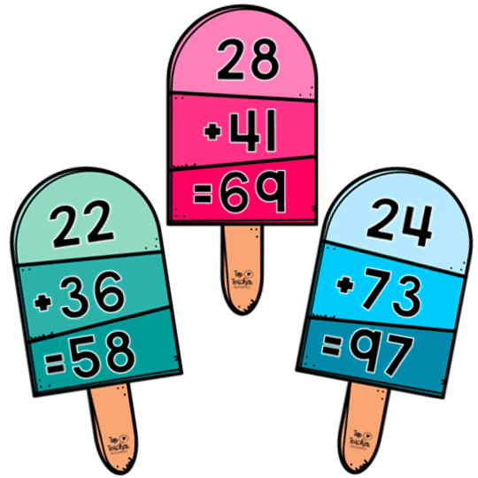 Popsicle Addition Puzzles - Top Teacher