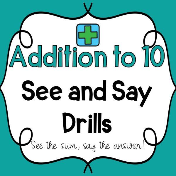 Addition to 10 See & Say POWERPOINT - Top Teacher