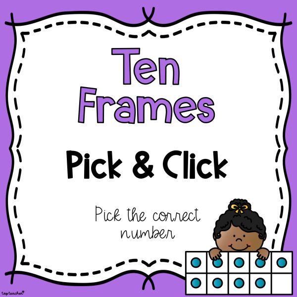 Christmas 0-10 Ten Frames Pick & Click POWERPOINT - Top Teacher