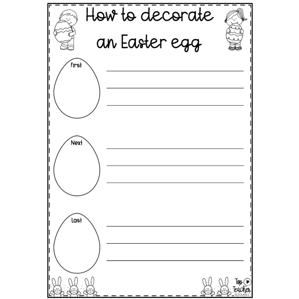 How to Catch the Easter Bunny Writing Craftivity - Top Teacher