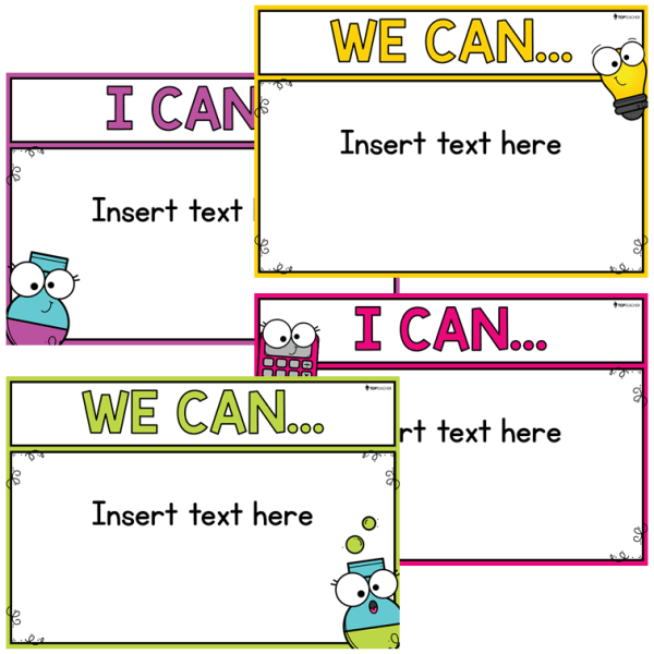 STEM Success Criteria Display - Top Teacher