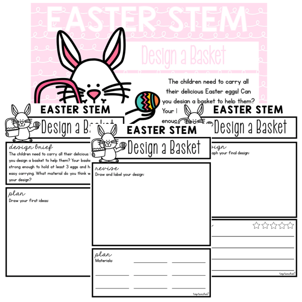 Easter STEM Design a Basket - Top Teacher