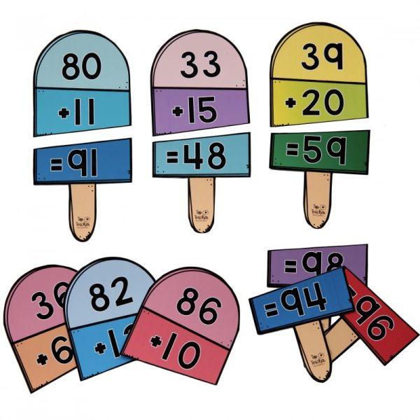 Popsicle Addition Puzzles - Top Teacher