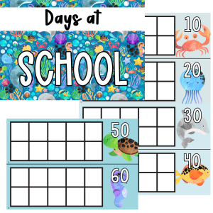 How Many at School Today? Ocean Wonderland - Top Teacher
