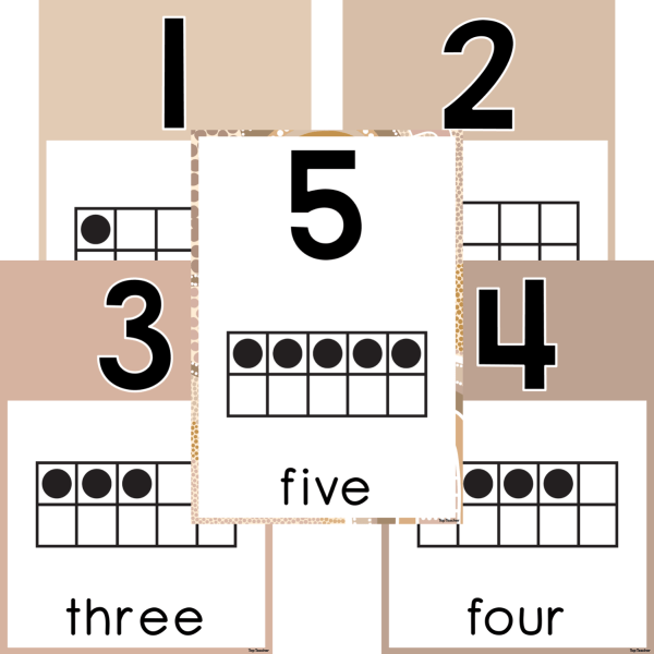 Ten Frames Posters: Numbers 0-20 - Top Teacher