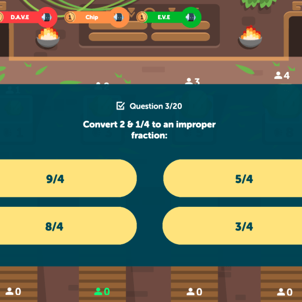 Convert Mixed Number Fractions to Improper Fractions LET'S STEAL - Top ...