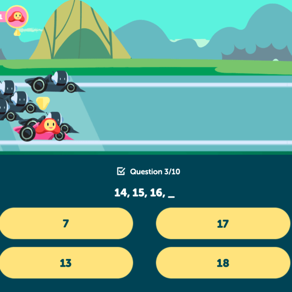 Number Sequences 0-20 LET’S RACE - Top Teacher
