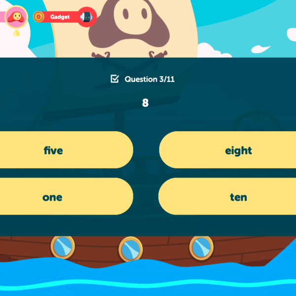 Numeral & Word Match: 0-10 LET’S SAIL - Top Teacher