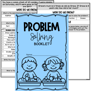 CUBES Problem Solving Mat - Top Teacher