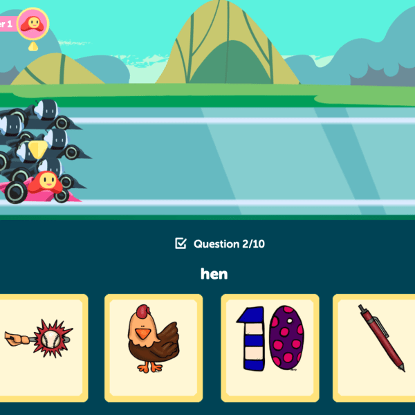 Read the CVC Word: Short E LET’S RACE - Top Teacher