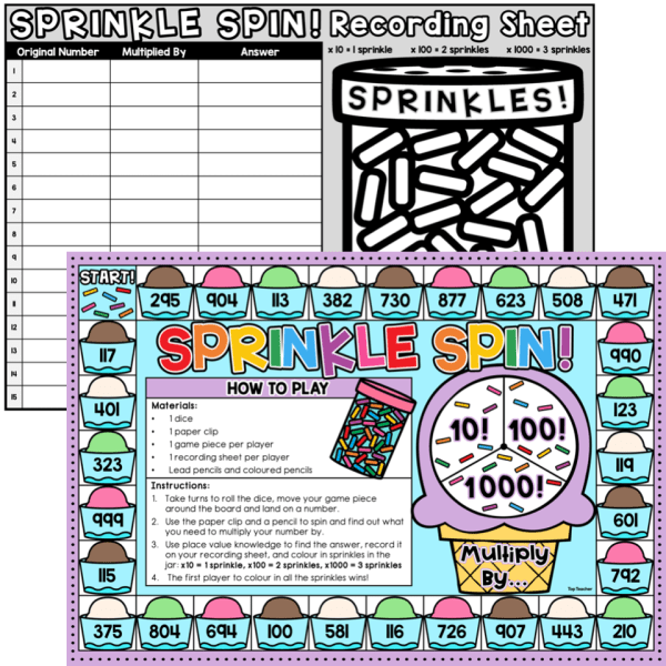 Sprinkle Spin! - Top Teacher
