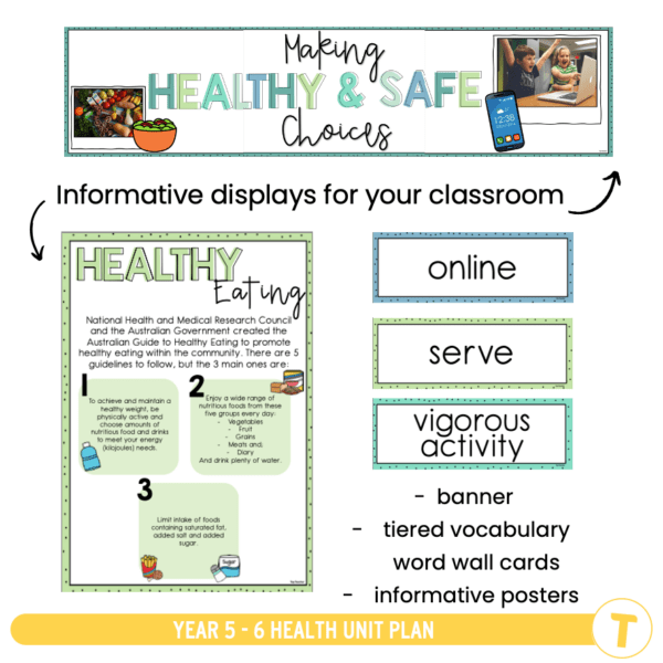 Health Years 5 & 6 Making Healthy & Safe Choices UNIT PLAN - Top Teacher