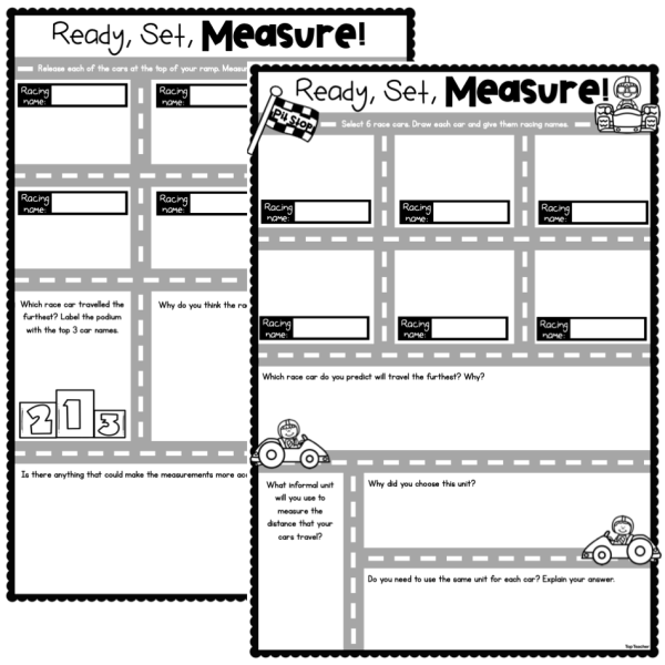 Ready, Set, Measure! Informal Units Length Worksheets - Top Teacher