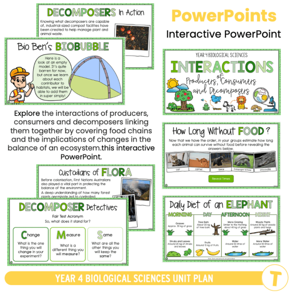 Biological Sciences Year 4 UNIT PLAN - Top Teacher
