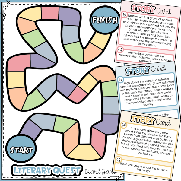Literary Quest: Board Game - Top Teacher