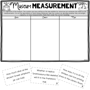 Units of Campground Capacities Cut & Paste - Top Teacher