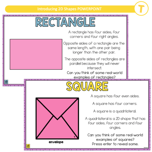Introducing 2D Shapes POWERPOINT - Top Teacher