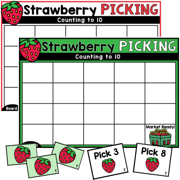 Strawberry Picking: Counting to 10 Game - Top Teacher