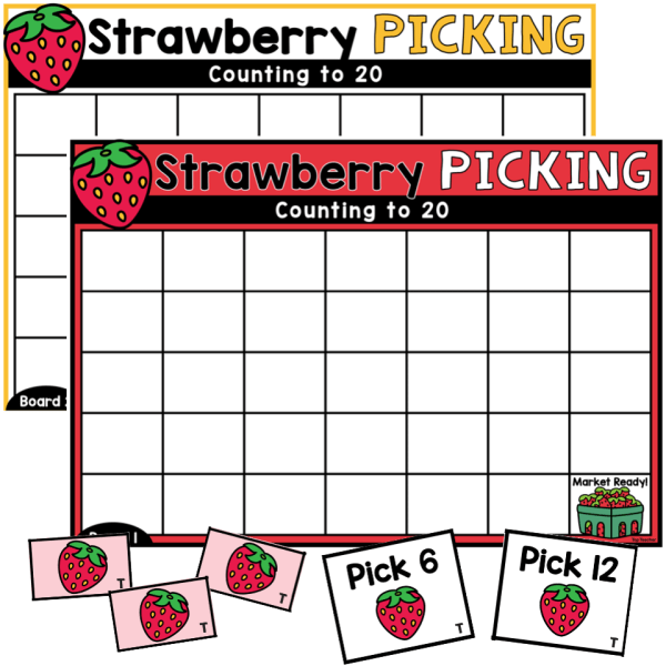 Strawberry Picking: Counting to 20 Game - Top Teacher