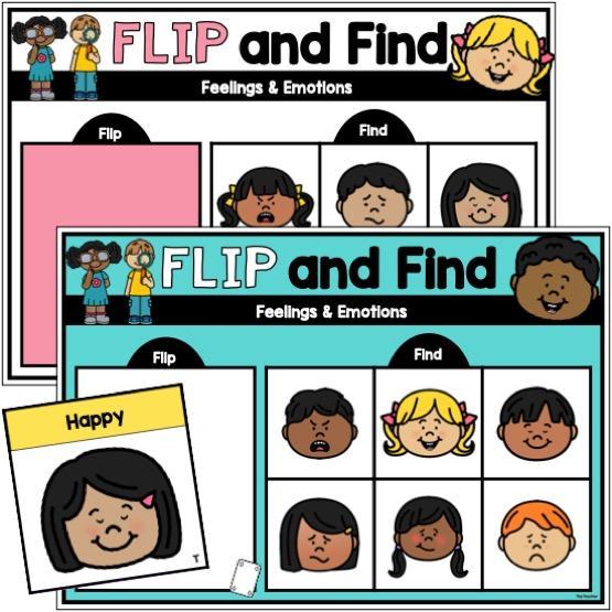 Flip & Find: Feelings & Emotions - Top Teacher
