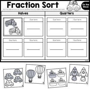 Fraction Sort: Under the Sea - Top Teacher