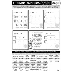 Partitioning Two-Digit by One-Digit Multiplication Emoji Code Creator ...