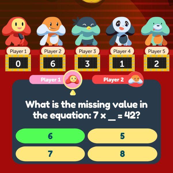 Finding Unknown Values: Multiplication LET'S QUIZ - Top Teacher