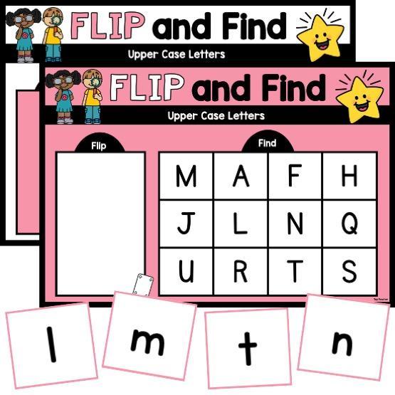 Flip & Find: Lower & Upper Case Letters - Top Teacher