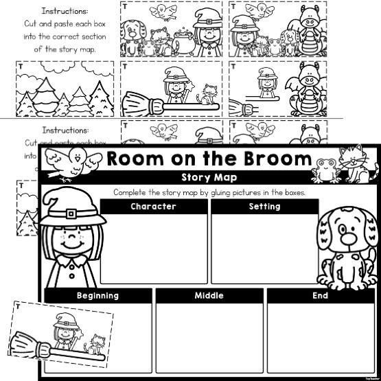 Room on the Broom: Story Map Activity - Top Teacher