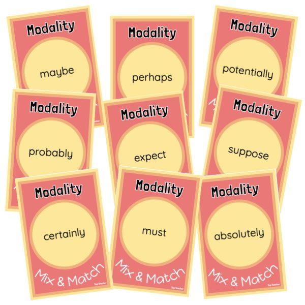 Modality Words: Verbs & Adverbs POWERPOINT - Top Teacher