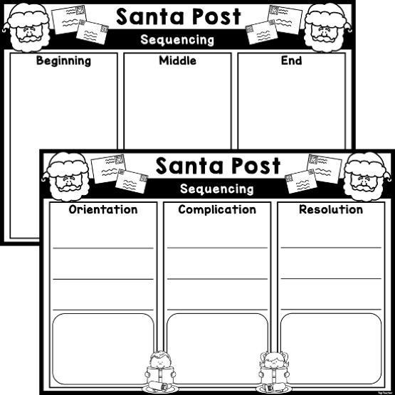 Santa Post: Sequencing - Top Teacher