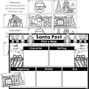 Pete the Cat Saves Christmas: Story Map Activity - Top Teacher