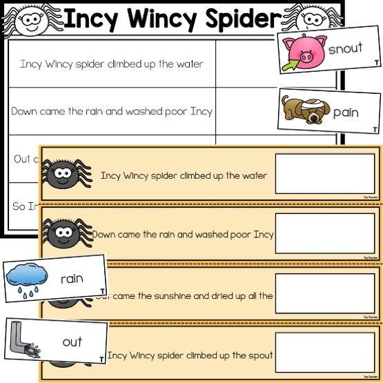 Nursery Rhyme Race: Incy Wincy Spider Game - Top Teacher