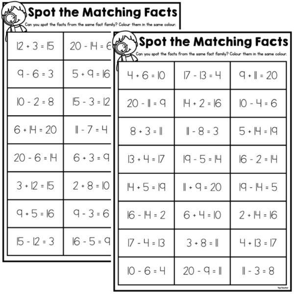 Banana Split: 2-Digit Addition Worksheets - Top Teacher