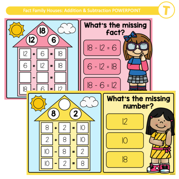 Rainbow Facts Friends of Ten Worksheet - Top Teacher